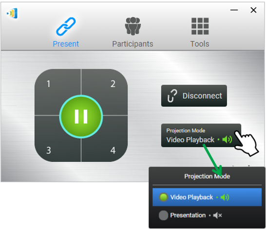 5.2 Audio On/Off and Mirroring Modes – Novo Support